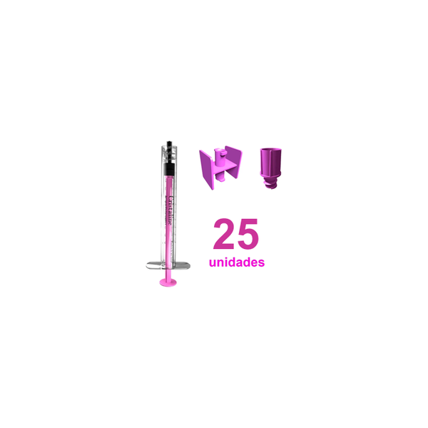 Combo Seringa Cristaline Resíduo Zero 1ml 25Un